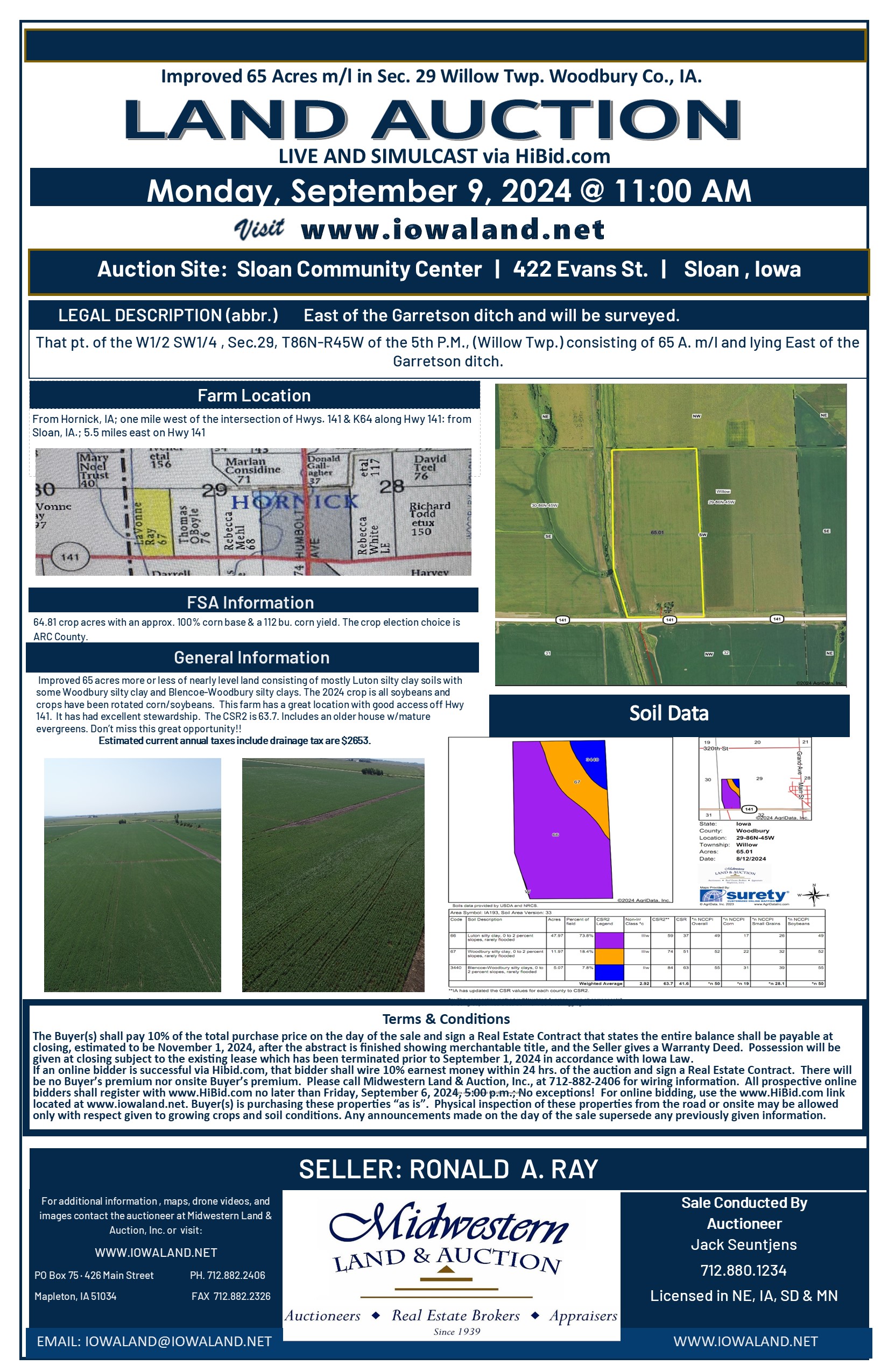 Midwestern Land and Auction | Iowa, Nebraska and South Dakota